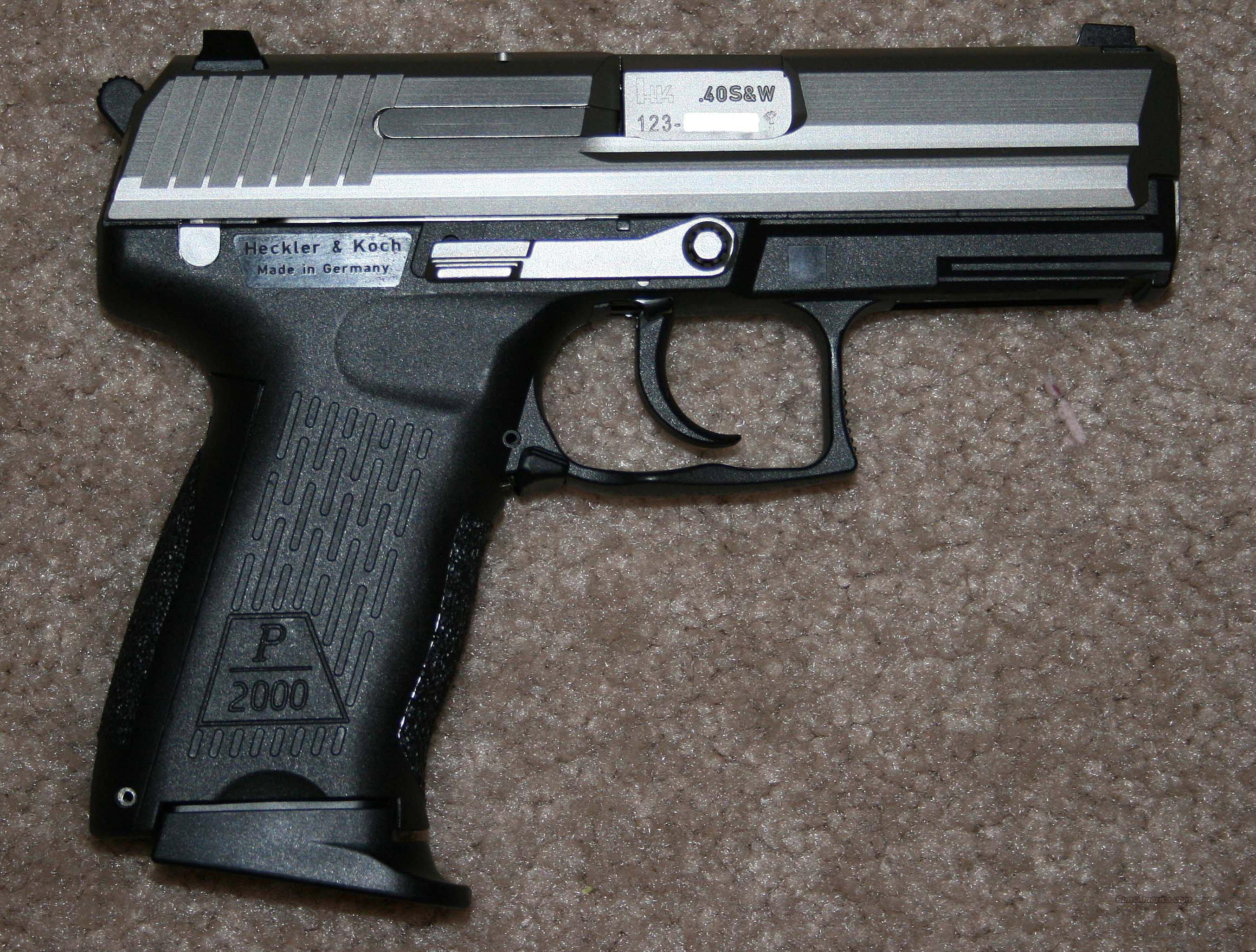 HK P2000 40s&w Stainless, custom two tone for sale