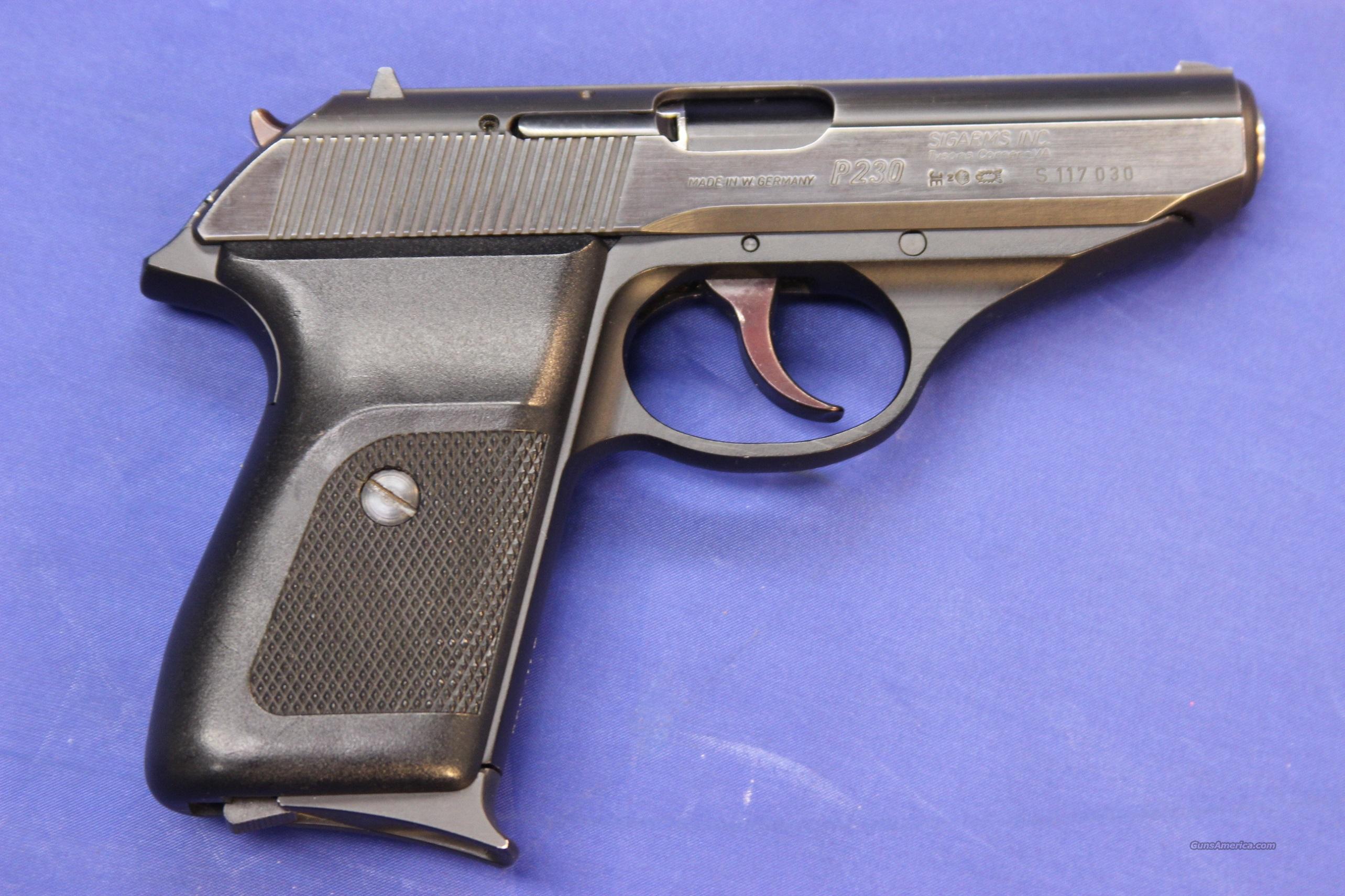 SIG SAUER P230 .380 ACP for sale at Gunsamerica.com: 930876853
