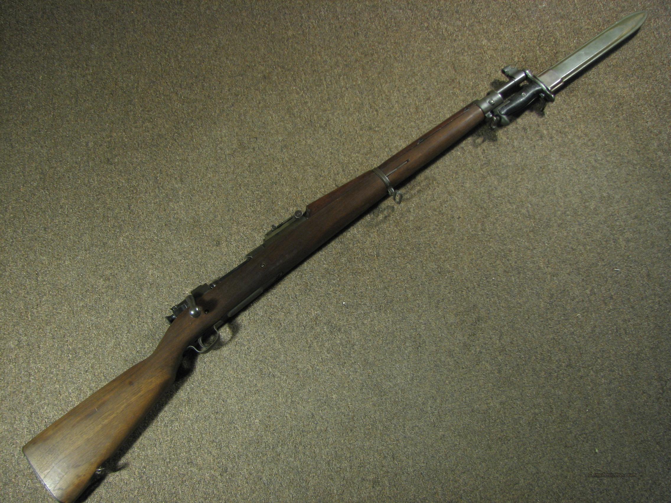 Springfield Rifle With Bayonet