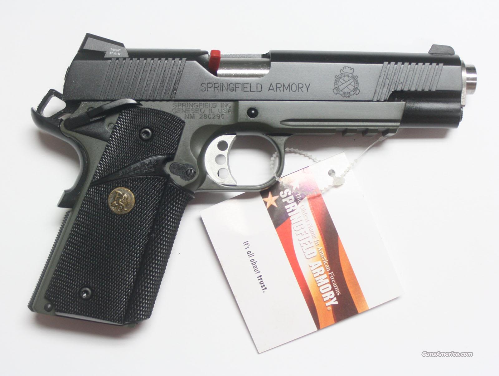 SPRINGFIELD 1911 45 LOADED MC OPERATOR BLACK/OD... for sale