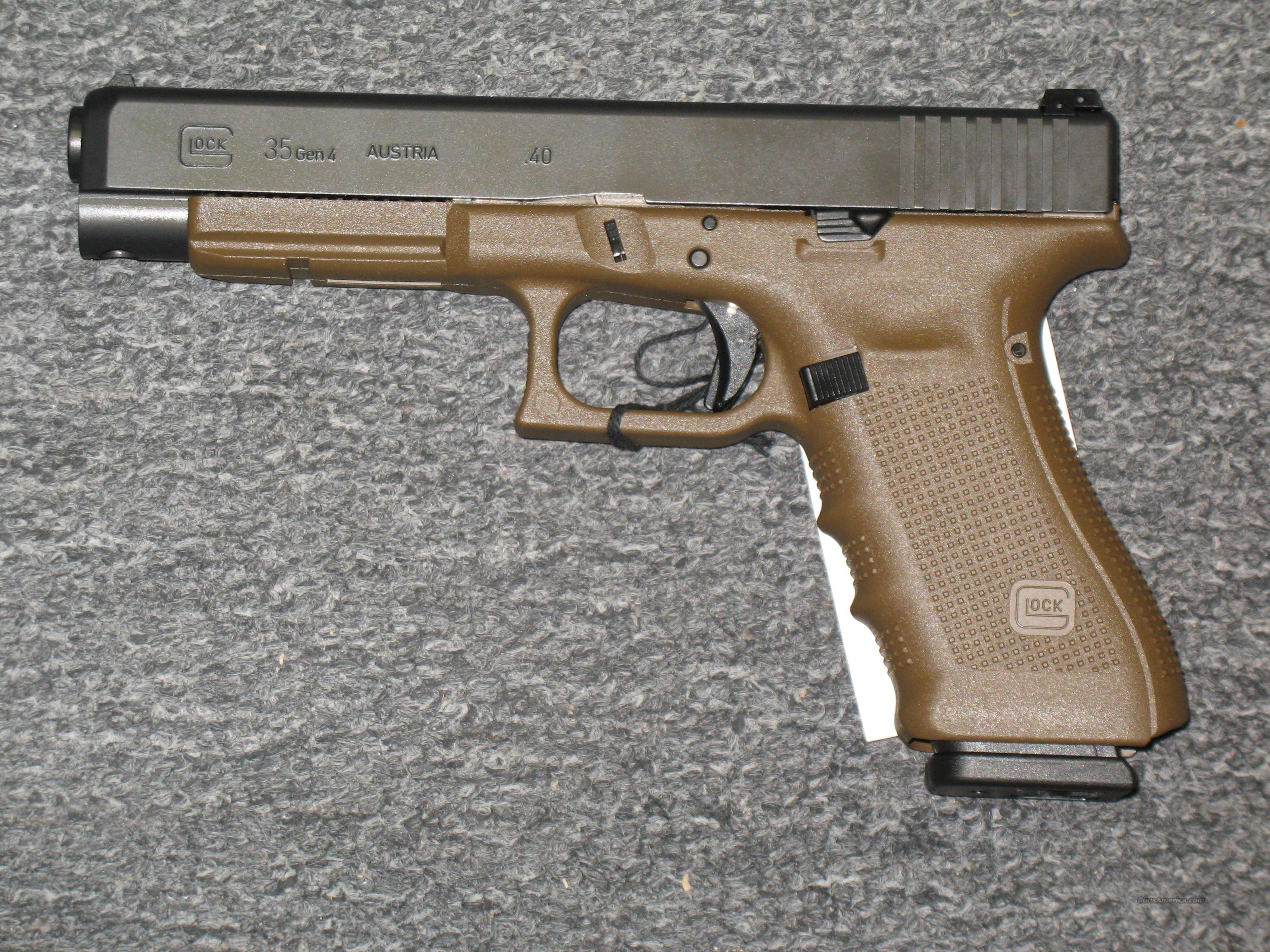Glock 35 Gen 4 FDE for sale