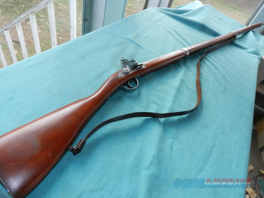 BELGIUM LONG BARREL FLINTLOCK .69 CAL. MUSKET for sale