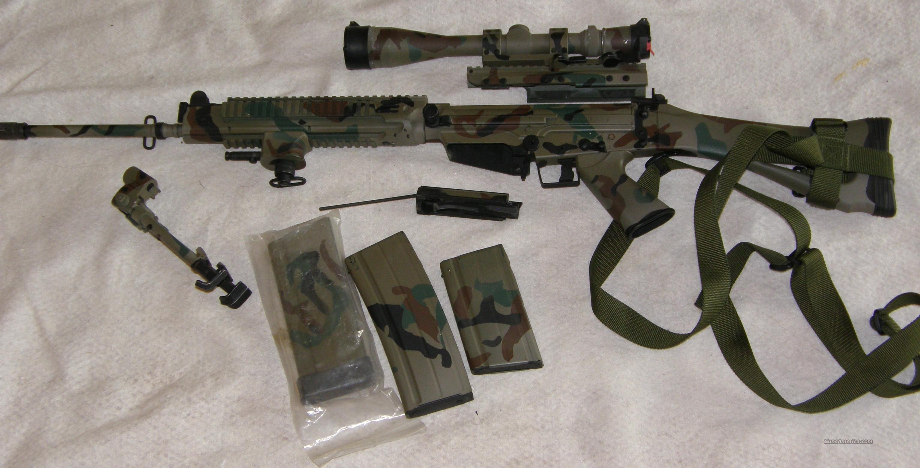 DSA SA58 SA-58 FN-FAL Woodland with Scope/Acces... for sale