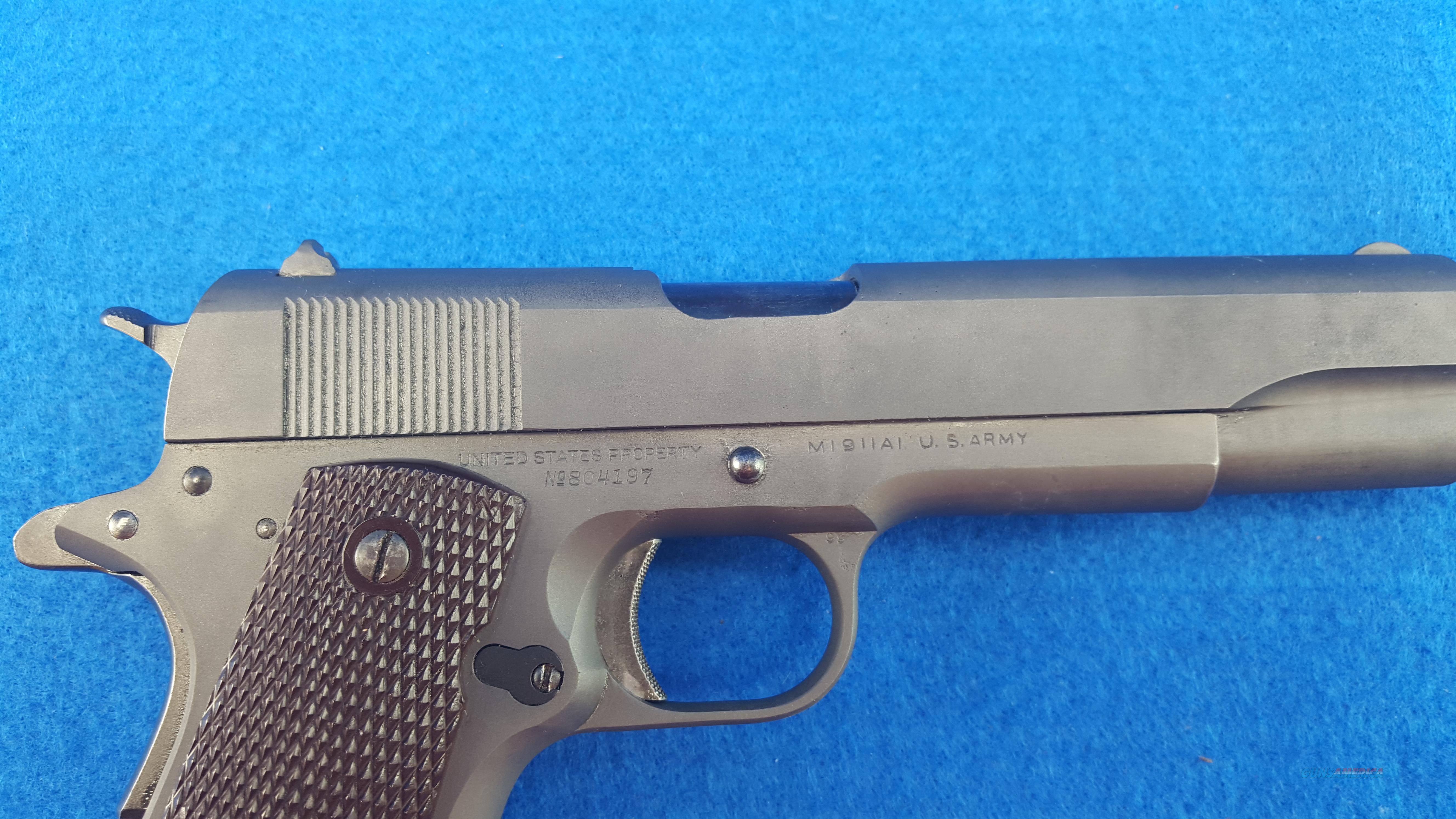 Colt M1911A1 US ARMY for sale