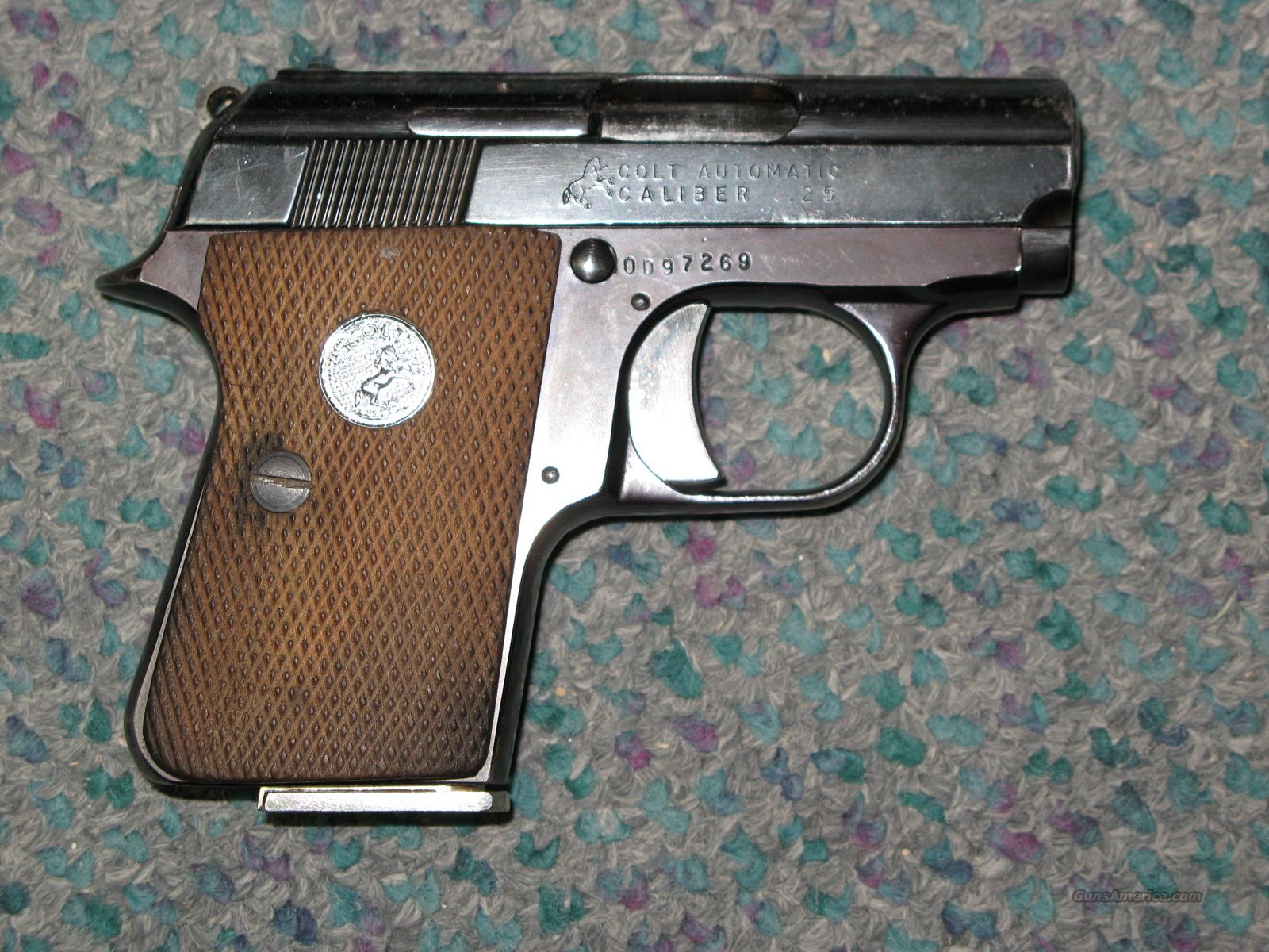 Colt Junior 25 ACP Pistol for sale at Gunsamerica.com: 900957346