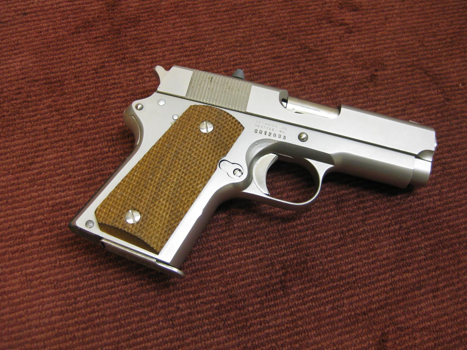 DETONICS COMBAT MASTER .45ACP STAINLESS - SEATT... for sale