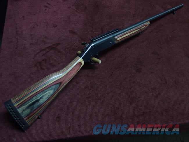 NEF HANDI RIFLE .243 YOUTH - LAMINATED STRAIGHT... for sale