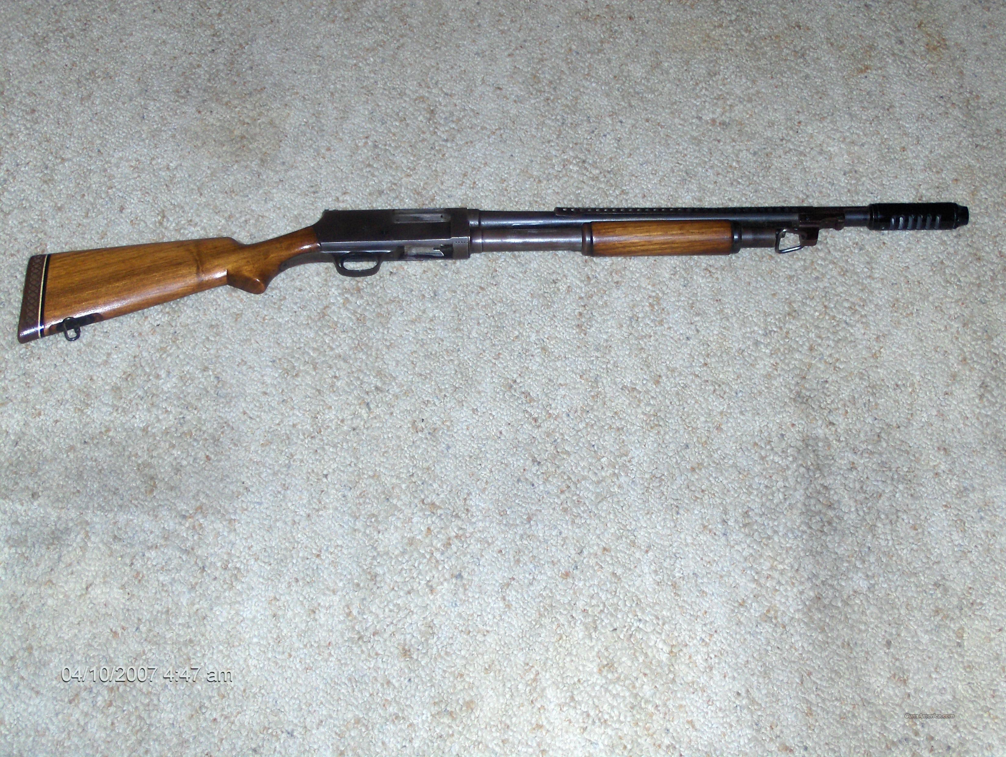 NICE WW2 STEVENS TRENCH SHOTGUN for sale