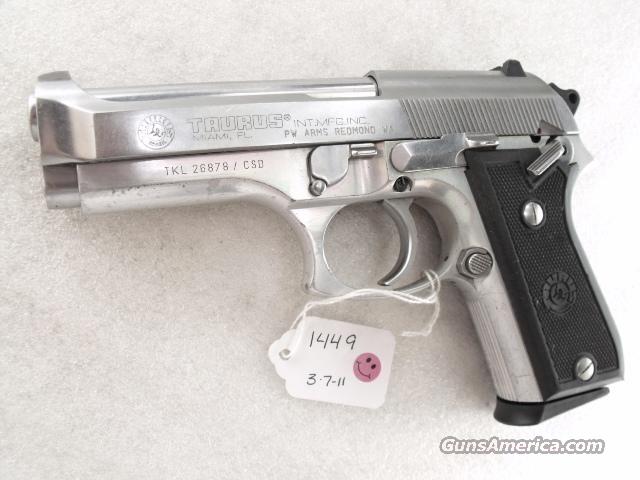 Taurus 9mm PT-92 C Stainless Compact 15 Shot wi... for sale
