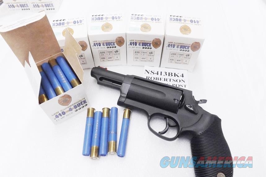 Ammo: .410 gauge 3 inch Magnum OOO+ .40 Buckshot Taurus...