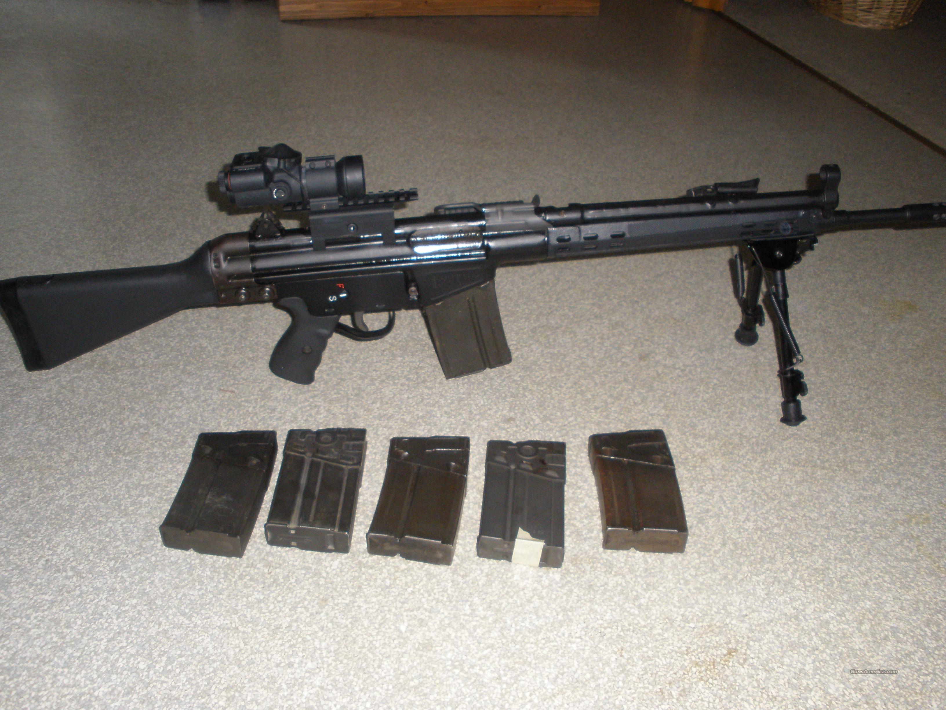 CETME SPORTER with TRIJICON tripower scope, bip... for sale