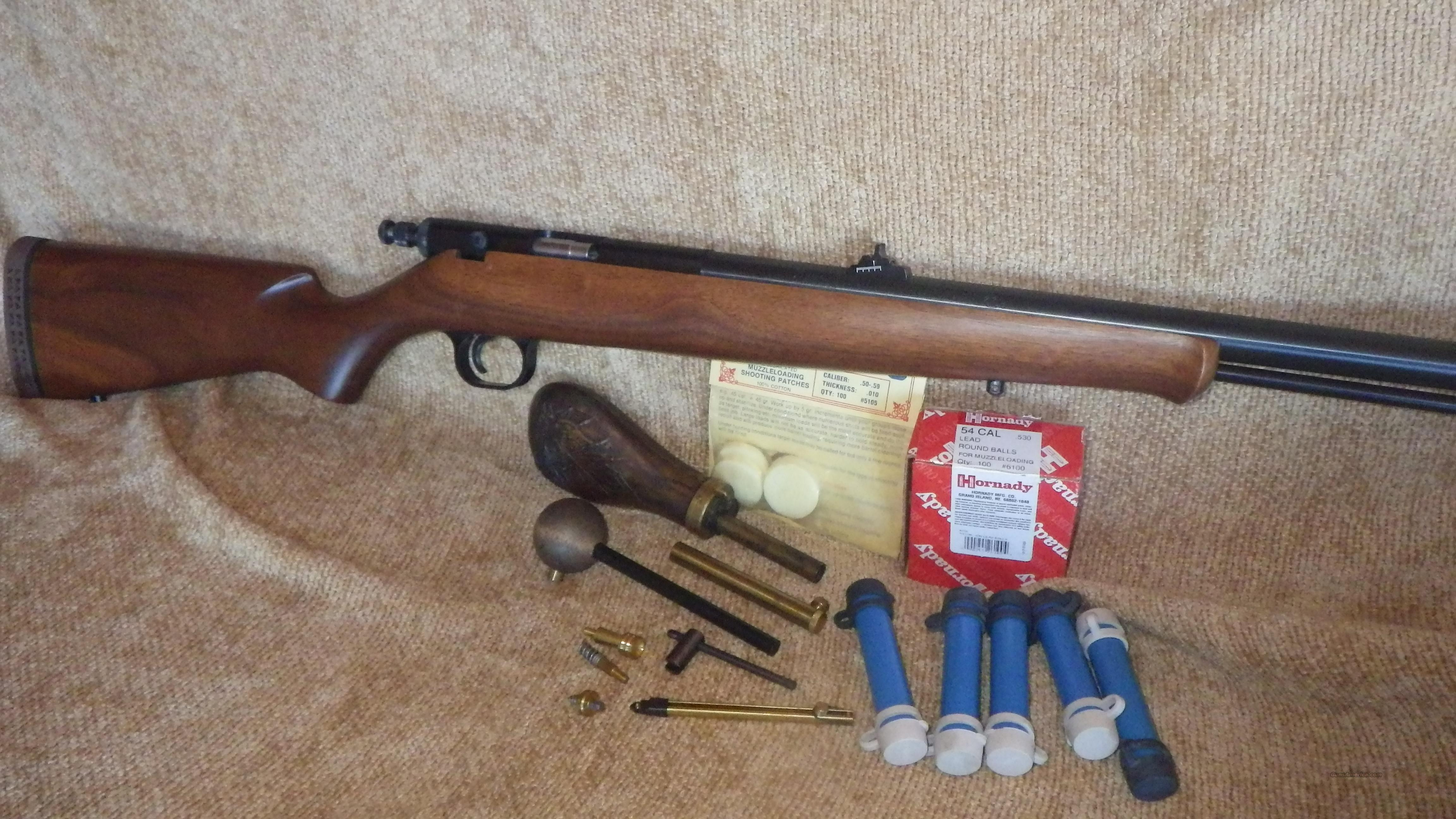 Can somebody ID this muzzle loading rifle? (More pics in comments ...